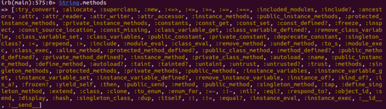 Methods – The Rubynator